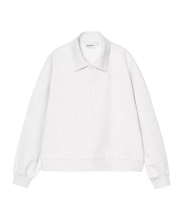 Carhartt Work In Progress Brenta Polo Sweatshirt - White