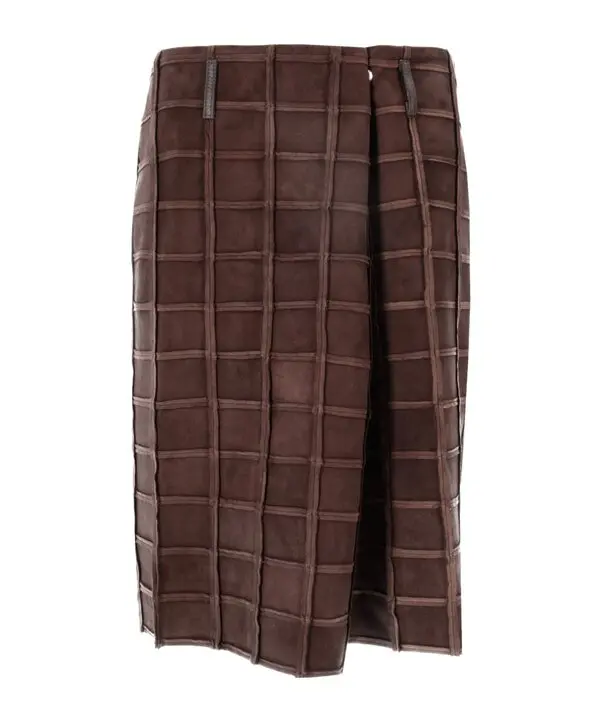 NICCOLO PASQUALETTI Piega Skirt - Brown
