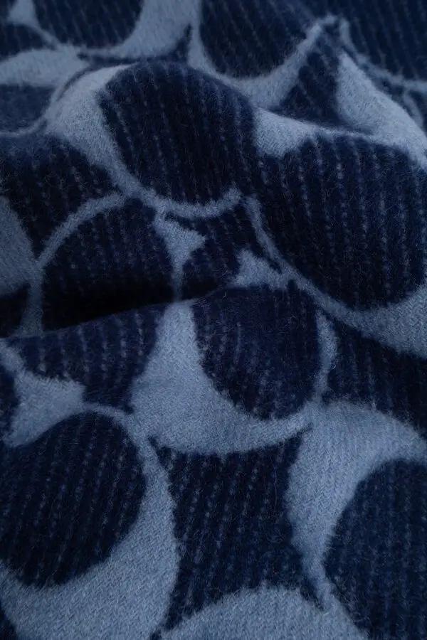 COACH Logo Fringed Scarf