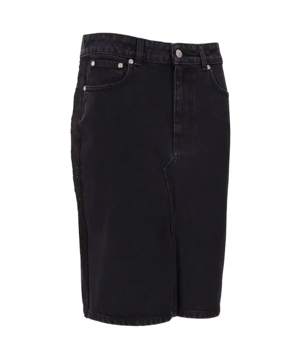 Stella McCartney Denim Lace Skirt