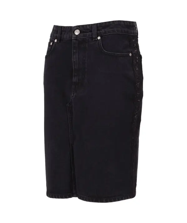 Stella McCartney Denim Lace Skirt