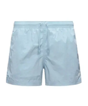K-WAY Logo-patch Drawstring Swim Shorts