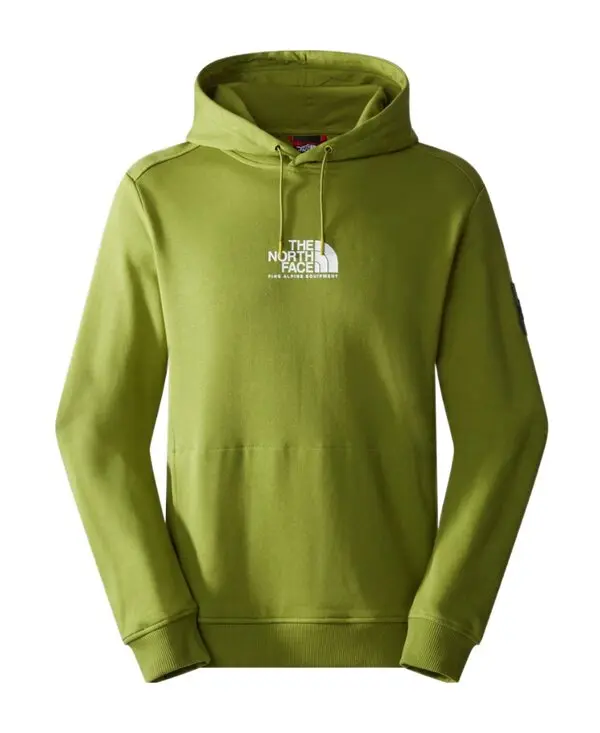The North Face Logo Printed Drawstring Hoodie - Green