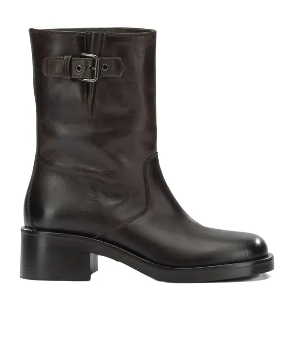 STRATEGIA Round-toe Ankle Boots