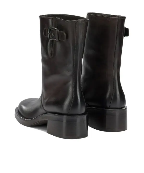 STRATEGIA Round-toe Ankle Boots