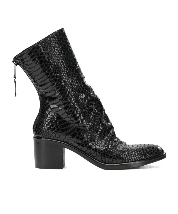 STRATEGIA Round-toe Ankle Boots