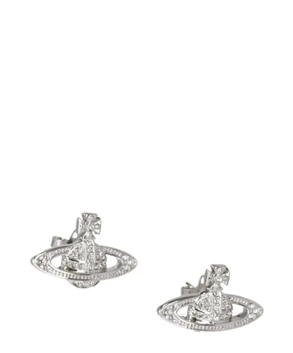VIVIENNE WESTWOOD Mini Bas Relief Earrings - Gray