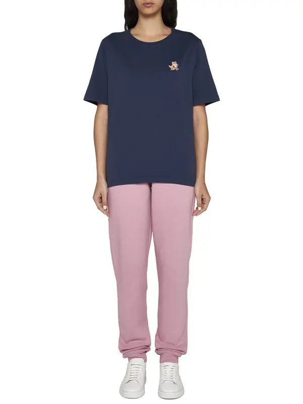 Maison Kitsuné Aison Kitsuné Speedy Fox Patch Crewneck T-shirt