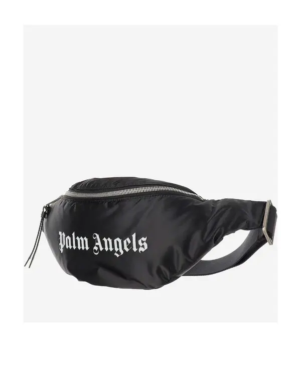 Palm Angels Logo Printed Zipped Belt Bag