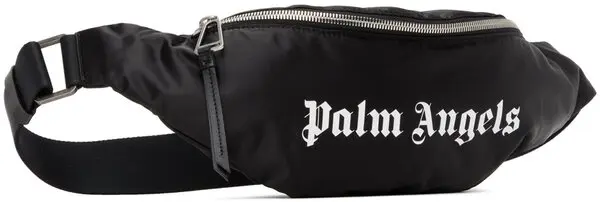 Palm Angels Logo Printed Zipped Belt Bag