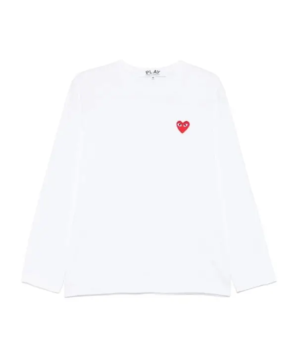 Play Comme Des Garcon Long Sleeve T-shirt - No