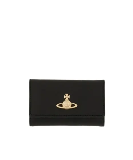 VIVIENNE WESTWOOD Logo Plaque Wallet