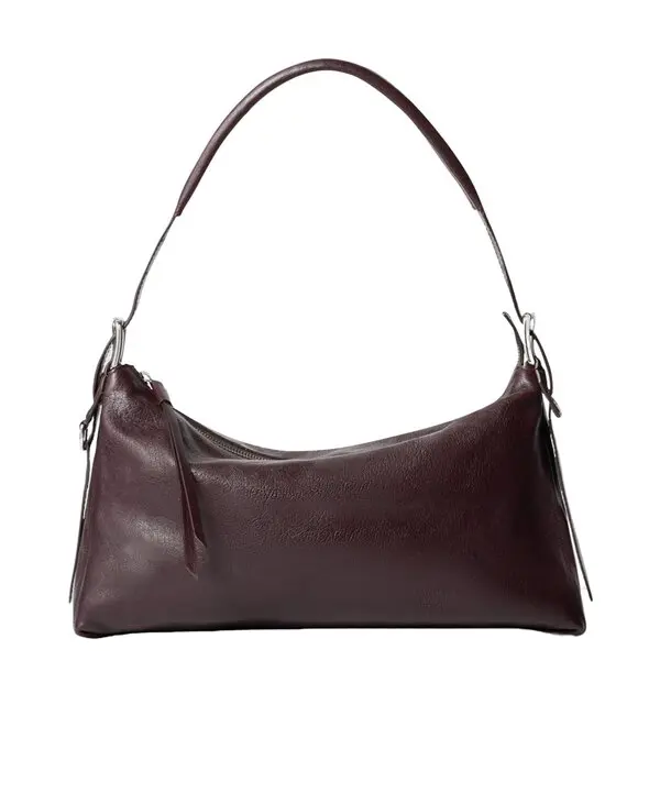 LEMAIRE Belted Leather Baguette Bag
