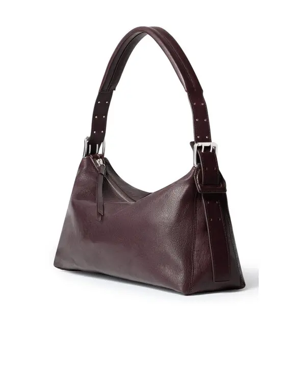 LEMAIRE Belted Leather Baguette Bag