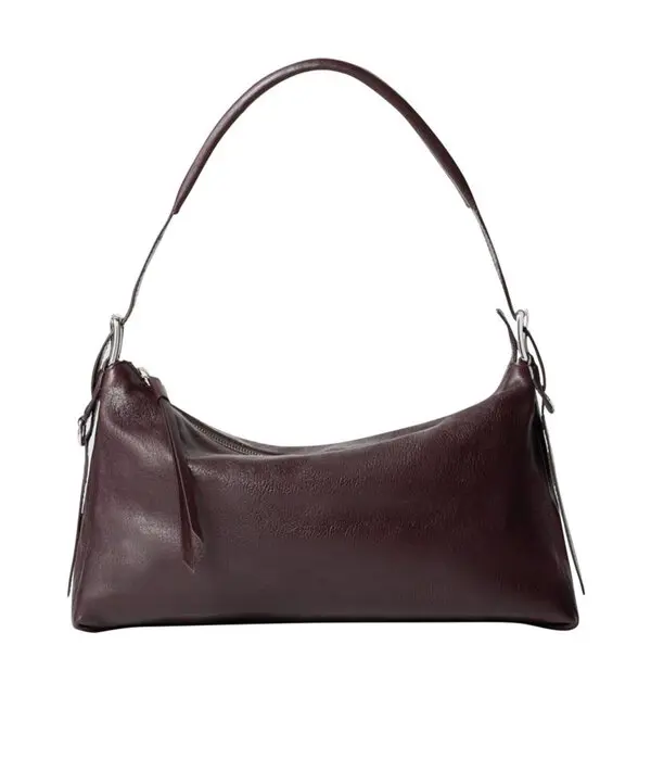 LEMAIRE Belted Leather Baguette Bag