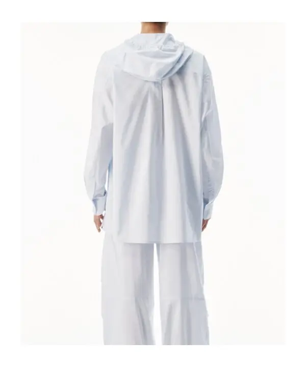 Alexander Wang Relaxed Fit Button-down Hoodie