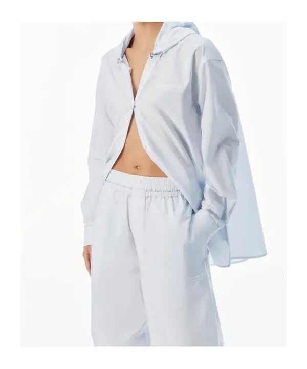 Alexander Wang Relaxed Fit Button-down Hoodie