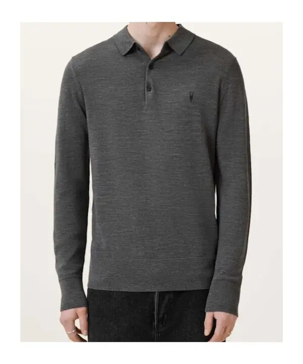 ALLSAINTS Long-sleeve Polo Shirt