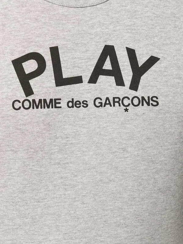 Play Comme Des Garcon Logo-print Heart-print T-shirt
