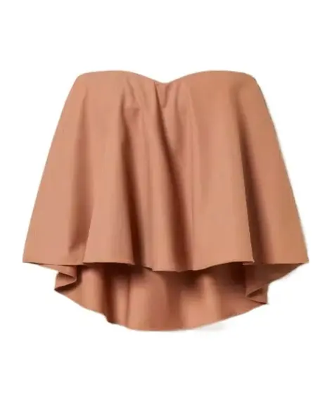 TWINSET Bustier Top With Pleated Details - Pink