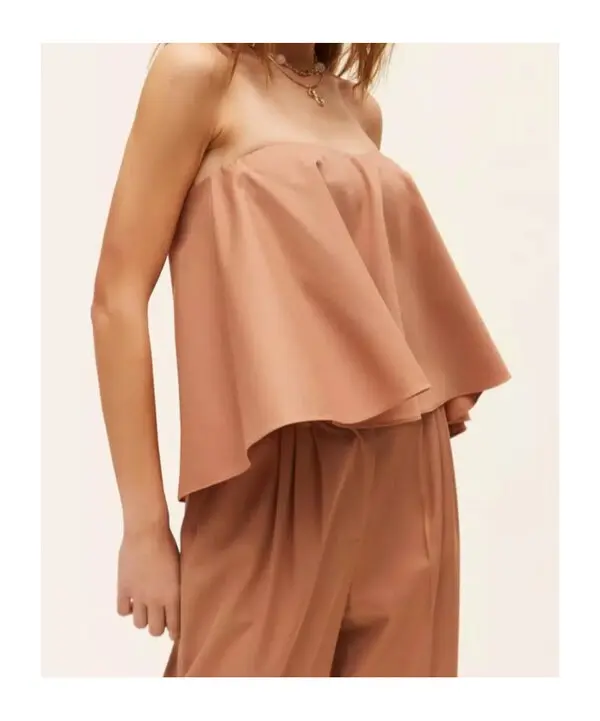 TWINSET Bustier Top With Pleated Details