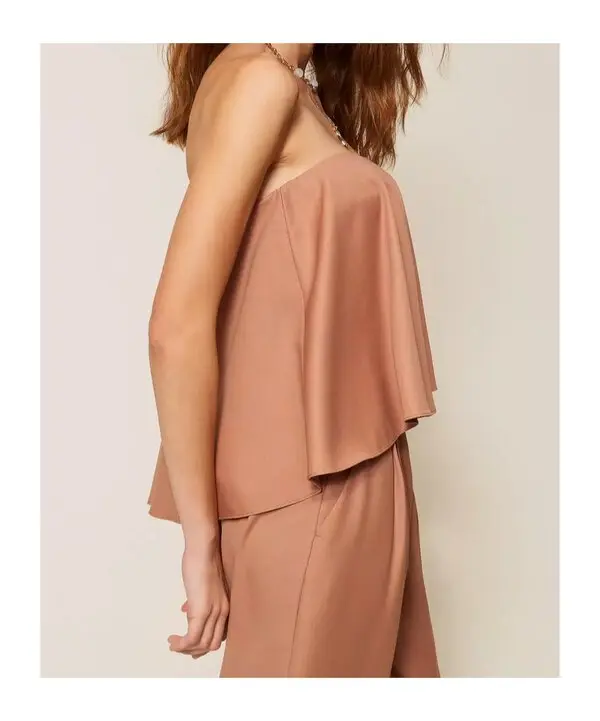 TWINSET Bustier Top With Pleated Details