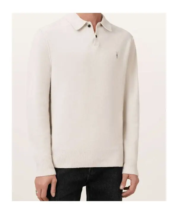 ALLSAINTS Knitted Polo Shirt