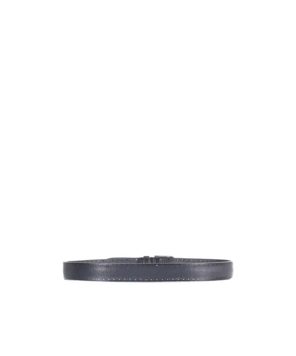 ORTIGNI Perforated Buckle Belt