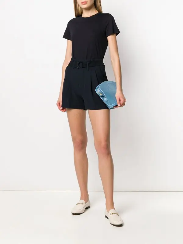 Vince Ribbed Crew Neck T-shirt