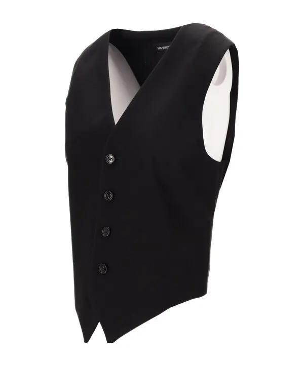 ANN DEMEULEMEESTER V-neck Buttoned Waistcoat