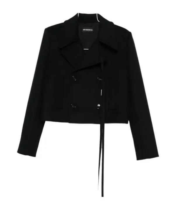 ANN DEMEULEMEESTER Double-breasted Strap Jacket