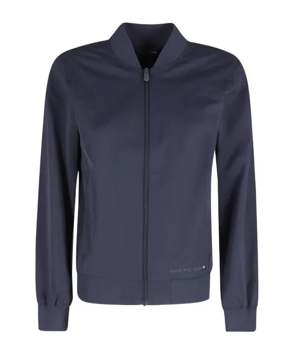 SAVE THE DUCK Jena Ribbed-trim Zip-up Jacket