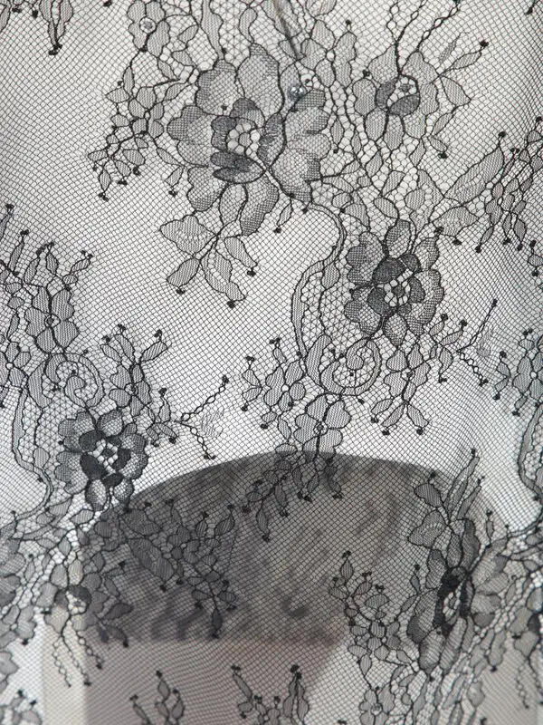 Alberta Ferretti Long-sleeved Lace T-shirt