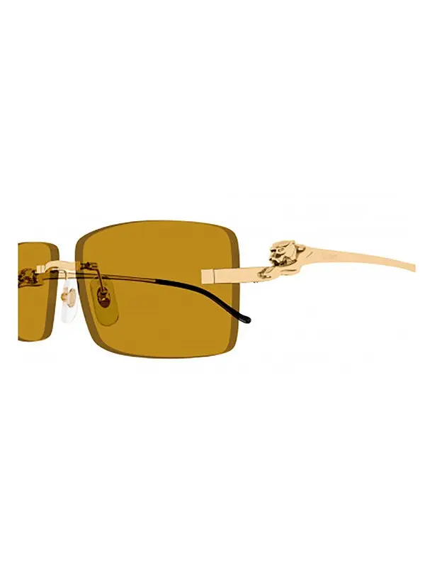 Cartier Rectangular Frame Sunglasses