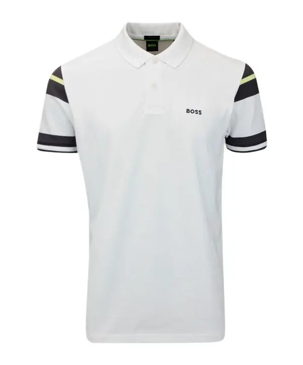 Hugo Boss Striped-panel Polo Shirt