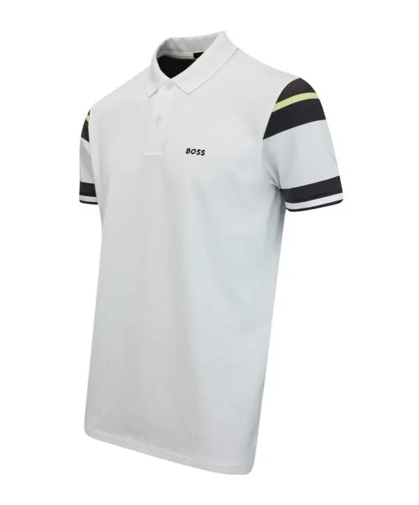 Hugo Boss Striped-panel Polo Shirt