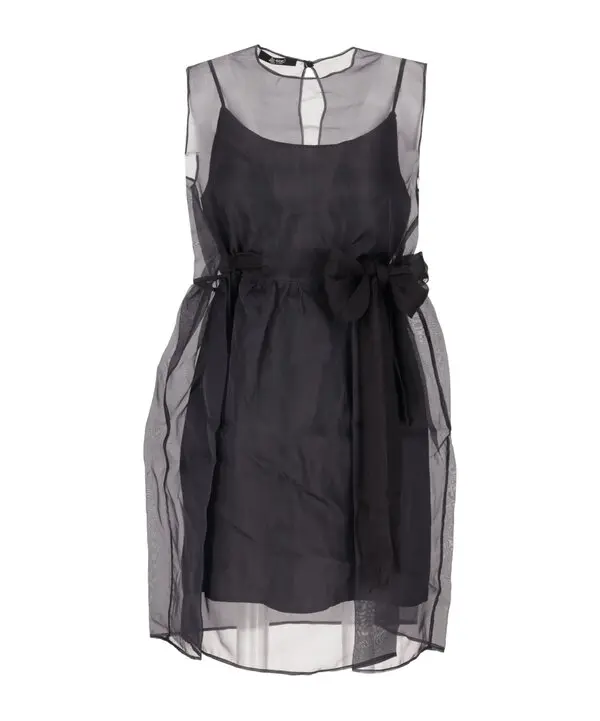 Lela Rose Round Neck Dress