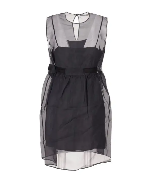 Lela Rose Round Neck Dress