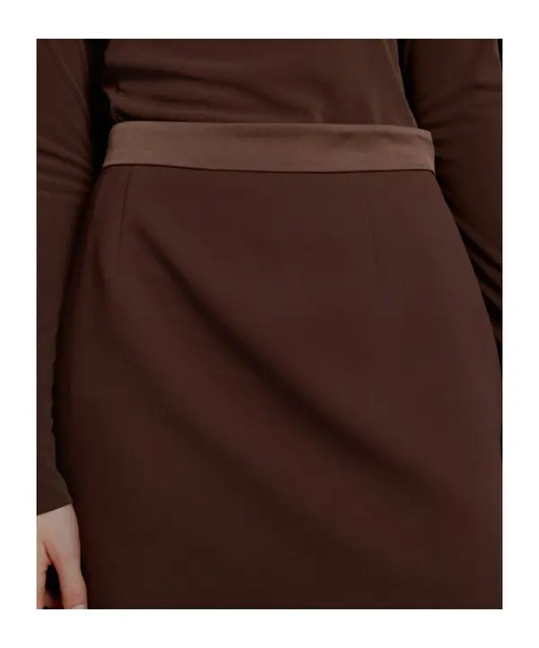 Marella Envers Satin Mini Skirt