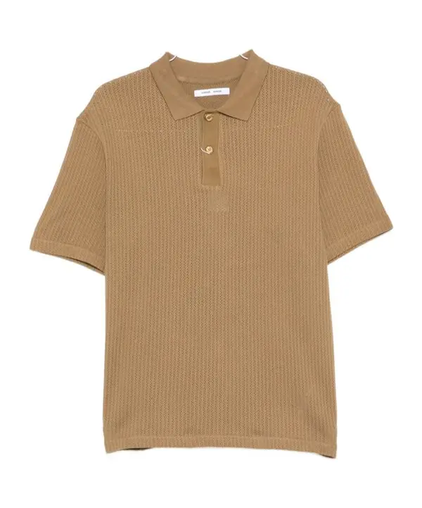 SAMSOE SAMSOE Short-sleeved Polo Shirt - Nude