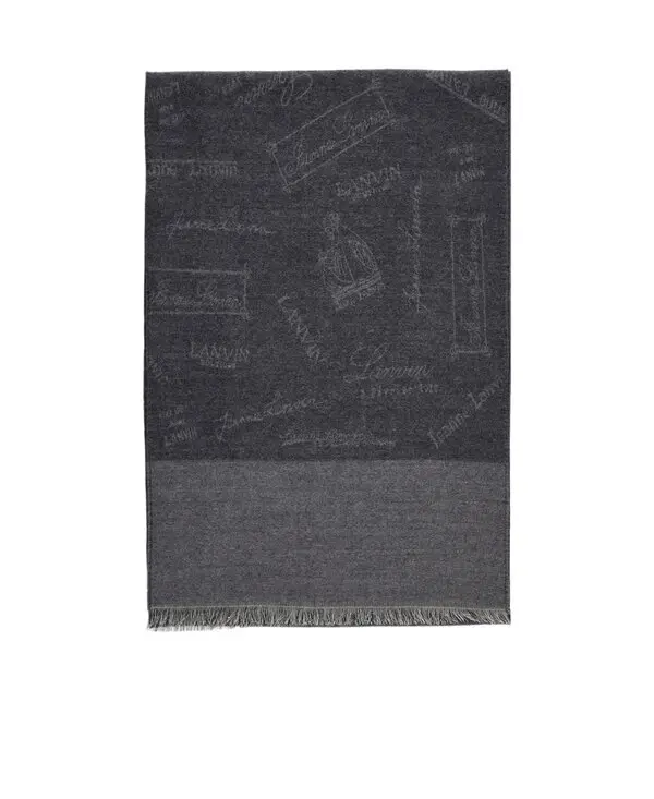 LANVIN Frayed Hem Scarf
