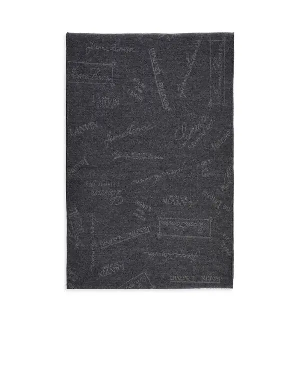 LANVIN Frayed Hem Scarf