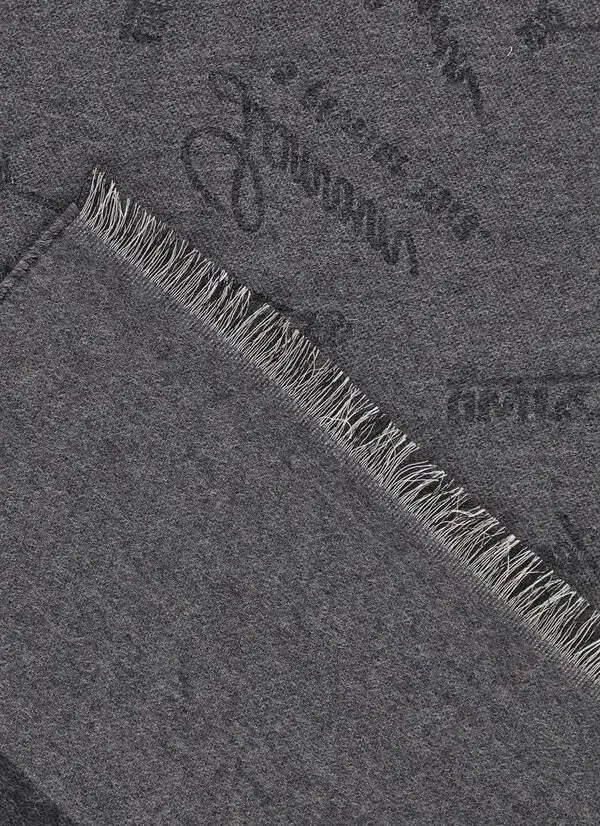 LANVIN Frayed Hem Scarf