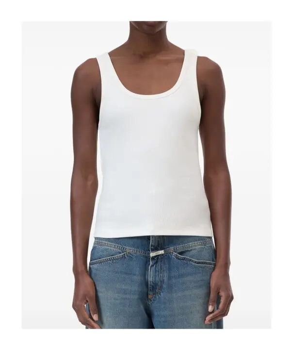 Closed Ribbed Tank Top