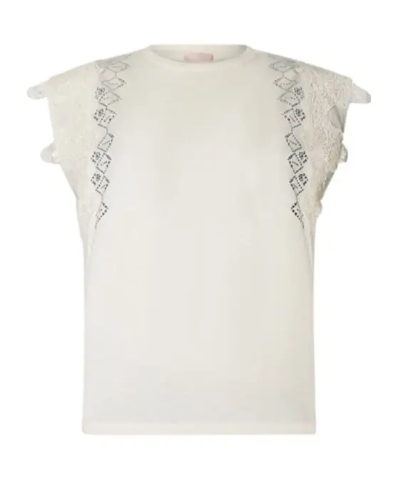 Liu Jo Embellished Crewneck T-shirt - White