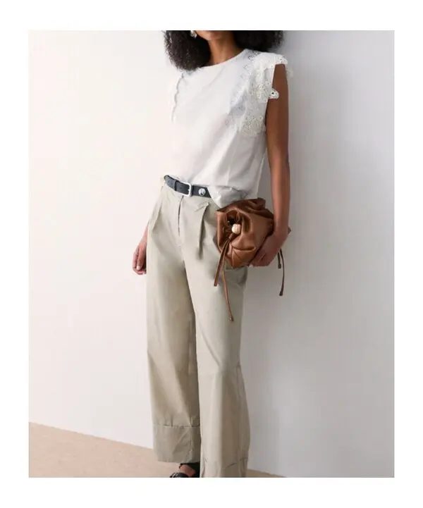 Liu Jo Embellished Crewneck T-shirt With Fringe