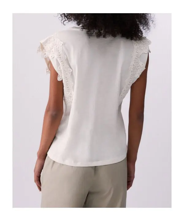 Liu Jo Embellished Crewneck T-shirt With Fringe