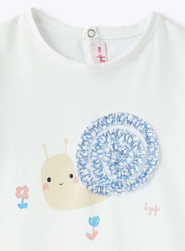 IL GUFO Graphic-print Cotton T-shirt