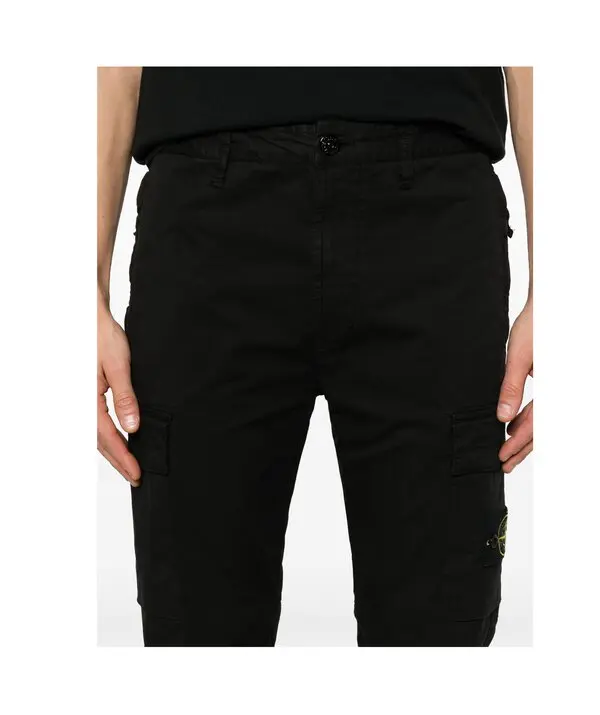 Stone Island Compass-badge Tapered Cargo Trousers