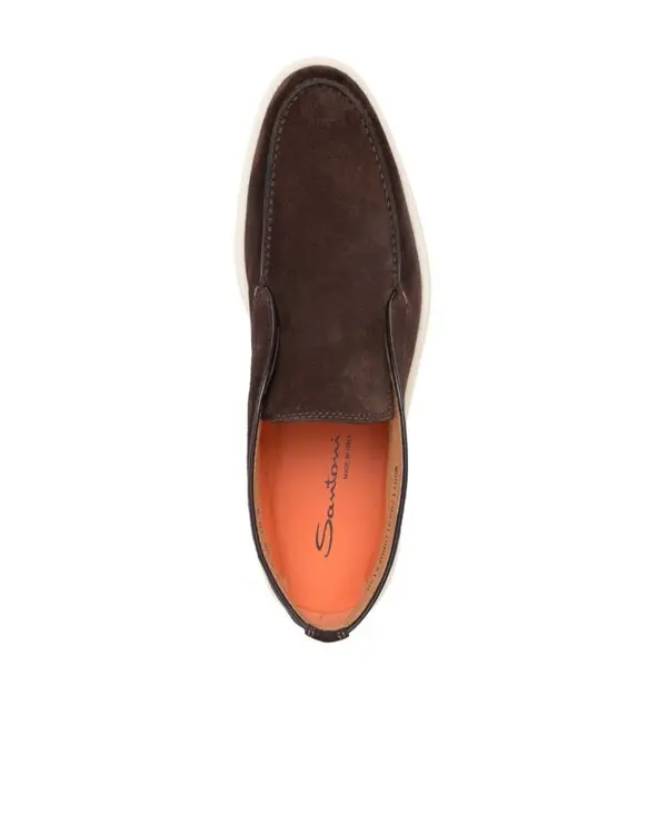 Santoni Desert Round-toe Slip-on Boots